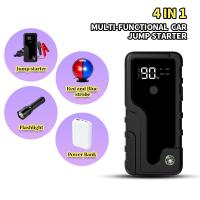 China 6400mAh High-Density Lithium Polymer 4-in-1 Multi-Function Jump Starter with 600A Peak Current and Portable Power Hub for sale