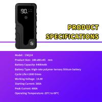 China 6400mAh High-Density Lithium Polymer 4-in-1 Multi-Function Jump Starter with 600A Peak Current and Portable Power Hub for sale