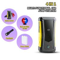 China Multi-Function Car Jump Starter with 600A Start Current 14000mAh Battery Capacity and Built-in Air Compressor for Emergency Vehicle Starting for sale