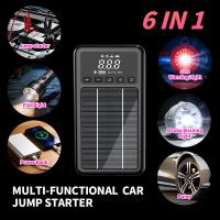 China 6-in-1 Jump Starter with 1000A Peak Current and 150 PSI Air Compressor for 12V Cars Emergency Power for sale