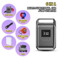 China 12V Diesel Compact Jump Starter Pack 8000mAh Portable Car Battery Booster with Power Bank and Tire Inflator for sale