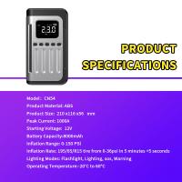China 8000mAh Portable Car Emergency Jump Starter with Battery Power Supply and Charging Function for sale