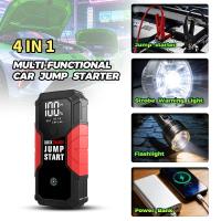 China Portable Car Jump Starter with 600A Peak Current 8000mAh Battery and Type-C Fast Charging for 12V Vehicles for sale