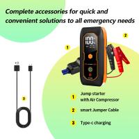 China 600A Peak Current 16000mAh Multi Functional Jump Starter with 12V Vehicle Compatibility and Portable Power Pack for sale