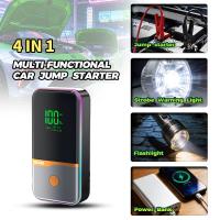 China Smart 12V Jump Starter with 600A Peak Current 30000mAh Battery and LED Emergency Light for Vehicles for sale