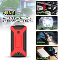 China 4-in-1 Compact Car Jump Starter Power Bank 600A Peak 12V Emergency Booster with LED Flashlight for sale