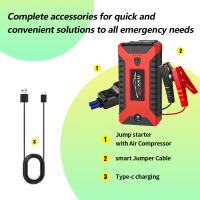 China Rapid 600A 4-in-1 Car Emergency Jump Starter for sale