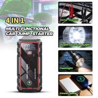 China 6400mAh 12V Car Emergency Jump Starter with 600A Peak Current for Fast Vehicle Starting for sale