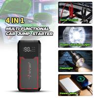 China 6400 Emergency Car Jump Starter with Air Compressor & 600A Peak Power for sale