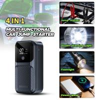 China Portable 12000mAh Jump Starter 12V with 1000A Peak & Type-C Charging for sale
