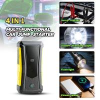 China 1200A Peak Current Emergency Jump Starter with 12000mAh Battery Capacity and Built-in Air Compressor for sale