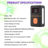 China 2400A Output Multi Functional Jump Starter with Tire Inflator and Built-In Emergency Lamp for sale