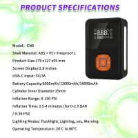 China 6-In-1 Multi-Function 2400A Peak Current Vehicle Jump Starter With 150 PSI Smart Inflator for sale