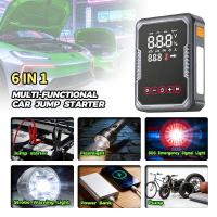 China 2400A Peak Current Multi Functional Jump Starter with 150 PSI Air Compressor and 8000mAh Battery Capacity for sale