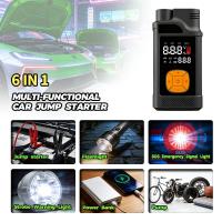 China Portable 8000mAh Multi Functional Jump Starter with 150 PSI Air Inflator and 1200A Peak Current for sale