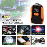 China Heavy-Duty 20000mAh Jump Starter With 150 PSI Air Pump And 3000A Peak Current For Emergency Vehicle Charging for sale