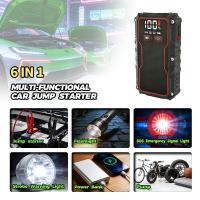 China Compact 12V Jump Starter with 150PSI Air Compressor, 10000mAh Battery, and LED Emergency Light for Roadside Emergencies for sale
