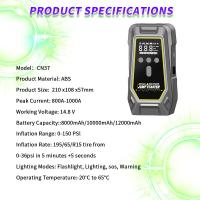 China 1000A Peak Current Multi-Function Jump Starter with 150PSI Air Compressor and 12000mAh Capacity for sale