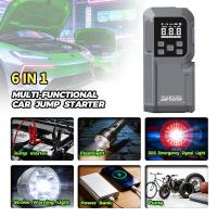 China Multi Functional Jump Starter with 1000A Peak Current 150PSI Air Compressor and 8000mAh Battery Capacity for sale