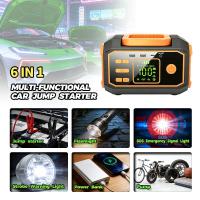 China 16000mAh Jump Starter with 150PSI Air Compressor and 600A Peak Current for Emergency Vehicle Charging for sale