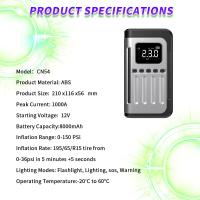 China Portable 12V 8000mAh Jump Starter and Power Bank with Battery Booster Function for sale