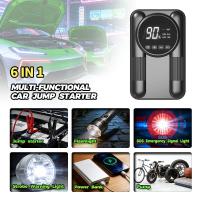 China Portable Multi Functional Jump Starter with 8000mAh Battery Capacity 150 PSI Air Compressor and 1000A-1200A Peak Current for sale
