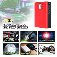 China 12000mAh 12V Car Battery Booster with 500A Starting Current and 150PSI Air Compressor for sale