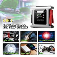 China Heavy-Duty 12V/24V Dual Voltage Jump Starter with Built-In Air Pump and 64000mAh Capacity for Cars and Trucks for sale