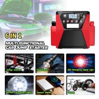 China 64000mAh Dual Voltage 24V Jump Starter with Built-In Tire Pump for Cars and Trucks for sale