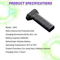 China 14.8V 6000mAh Multi Functional Jump Starter with Tire Inflation & Vacuum Cleaning for Gasoline and Diesel Engines for sale