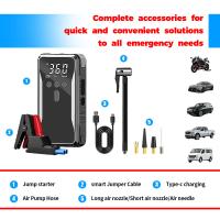 China High-Power 1000A 12V Jump Starter with Smart 150PSI Tire Inflator and LCD Display for sale