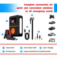 China 2400A Peak Jump Starter with 150PSI Air Compressor & 12000mAh Power Bank for sale