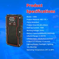 China Compact 12V Car Jump Starter with 10000mAh Battery and Fast USB Charging for Emergency Vehicle Power for sale