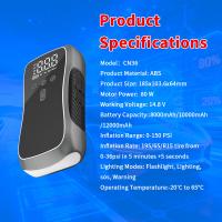 China 1000A Peak Current Jump Starter with 150PSI Air Compressor and 12000mAh Battery Power Bank for sale