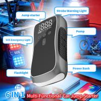 China 1000A Peak Current Jump Starter with 150PSI Air Compressor and 12000mAh Battery Power Bank for sale
