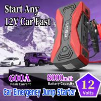 China Portable Jump Starter with 8000mAh Power Bank 500A Peak Current and Multi-Function Charging for Emergency Car Battery Boosting for sale