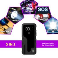 China 12V 600A Peak Current Car Jump Starter with 6400mAh Battery and LED Digital Display for sale