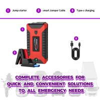 China Compact 600A Peak Jump Starter with 5400mAh Battery Booster and LED Light for 12V Vehicles for sale
