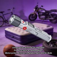 China 6000mAh Rechargeable Portable Air Compressor Pump with LED Light and 22 L/min Fast Inflation Digital Tire Inflator for sale