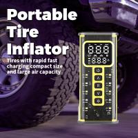 China High-Pressure 150 PSI Portable Air Pump with 60W Motor and Rechargeable Battery for Fast Tire Inflation for sale