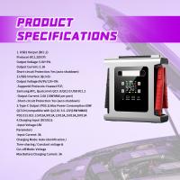 China 60000mAh 12V/24V Jump Starter with 150 PSI Air Compressor and Portable Power Bank for sale