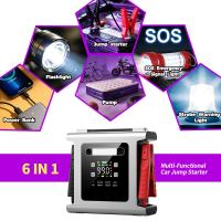 China 60000mAh 12V/24V Jump Starter with 150 PSI Air Compressor and Portable Power Bank for sale