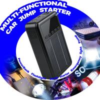 China 12V Car Jump Starter with 150 PSI Air Compressor Solar Panel Charging and 6000mAh Emergency Power Bank for sale