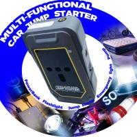 China Compact 1000A Peak Current Jump Starter with 150 PSI Air Compressor and 8000mAh Portable Power Bank for sale