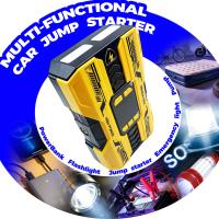 China Portable 600A Peak Current Jump Starter with 8000mAh Battery and 150PSI Air Compressor for sale