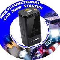 China 600A Peak Current Jump Starter with 150PSI Tire Inflator and 6400mAh Portable Power Bank for sale