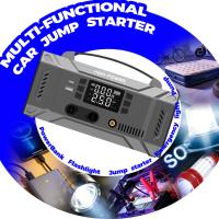 China Heavy-Duty 10000mAh Battery Jump Starter with 150 PSI Air Compressor and 1000A Peak Current for sale
