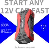 China 600A Peak Current Jump Starter with 6000-8000mAh Capacity and High-rate Polymer Lithium Battery for sale