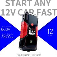 China 600A Peak Power Car Jump Starter with Wireless Charging & High-Capacity Portable Power Bank for sale
