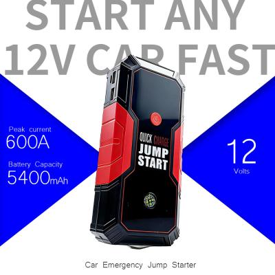 China 600A Peak Power Car Jump Starter with Wireless Charging & High-Capacity Portable Power Bank for sale
